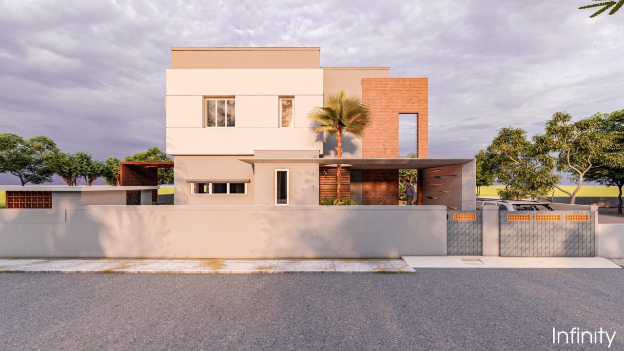 Urban Varandah House | INFINITY DESIGN STUDIO